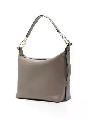 Furla Grained Leather Chain-link Tote Bag - Grey