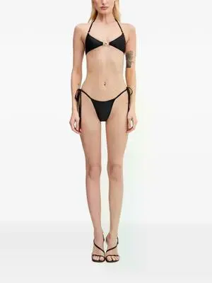 MARINE SERRE Side-tie Bikini Set