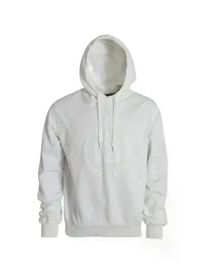 Dolce & Gabbana Embossed Logo Cotton Hoodie