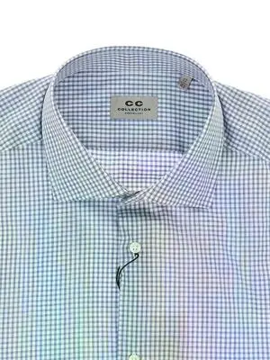 Corneliani Gingham-check Cotton Shirt