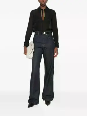 Elisabetta Franchi Logo Blouses