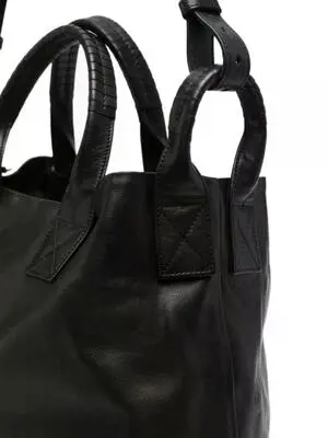 CORNELIAN TAURUS BY DAISUKE IWANAGA Braided-strap Leather Tote Bag