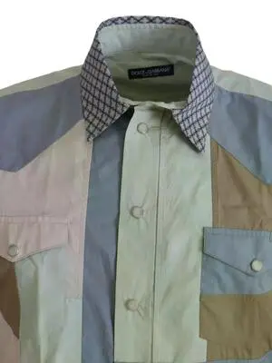 Dolce & Gabbana Patchwork Cotton Shirt