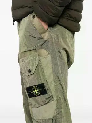 Stone Island Logo Patch Cargo Pants