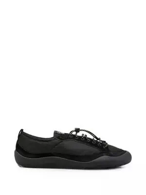 Prada Logo Patch Lace-up Sneakers