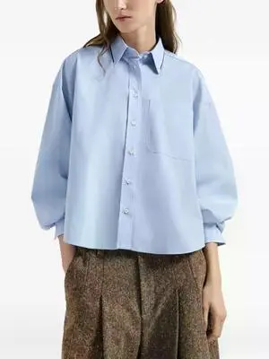 Brunello Cucinelli Classic Collar Shirts For Women