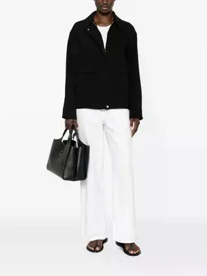 Max Mara Zip-up Jacket With Flap Pockets