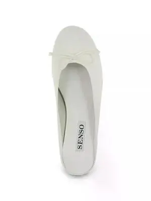 Senso Channa Bow Detail Leather Ballet Flats