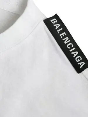 Balenciaga Logo-tag Cotton T-shirt