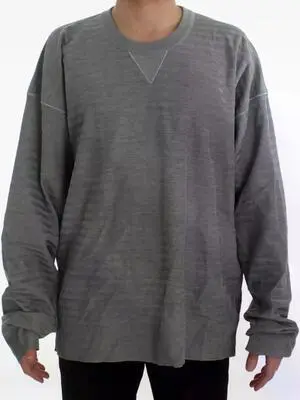 Dolce & Gabbana Chevron Knit Crew Neck Sweater