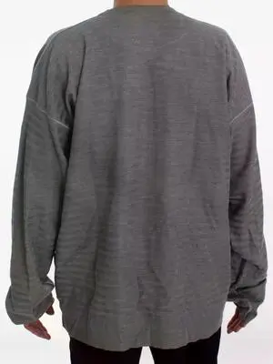 Dolce & Gabbana Chevron Knit Crew Neck Sweater