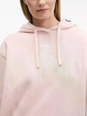 Adidas Essentials Logo-detail Hoodie - Pink
