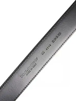 Dolce & Gabbana Leather Buckle Belt