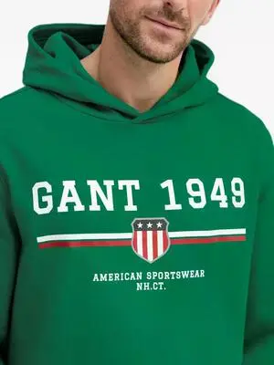 Gant Logo Print Hoodie