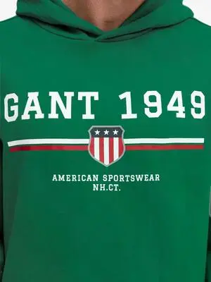Gant Logo Print Hoodie