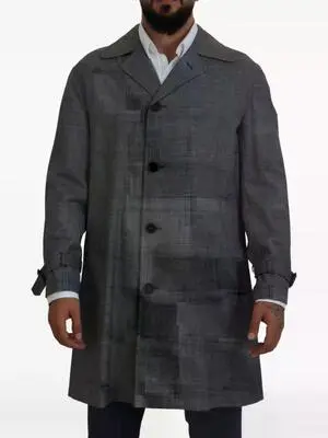 Dolce & Gabbana Plaid Notched-lapel Coat