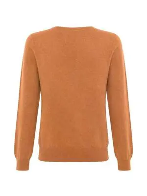 Malo Crew-neck Long-sleeve Sweater - Orange