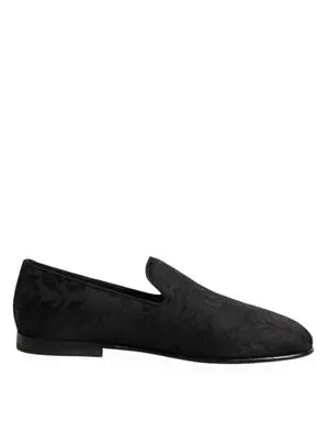 Dolce & Gabbana Floral Pattern Loafers