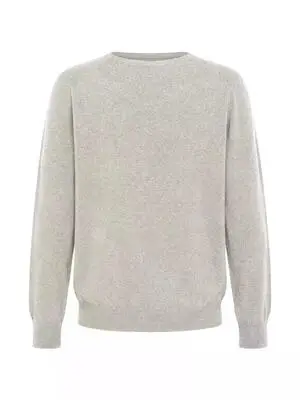 Malo Crew Neck Long Sleeve Sweater - Grey
