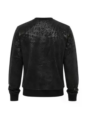 DIESEL® Glitter Effect Crew Neck Sweater