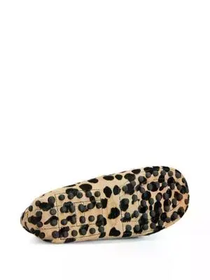 TOD'S Pony-effect Leather Loafers - Neutrals