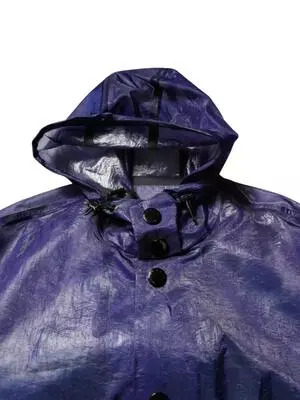Dolce & Gabbana Crinkled Effect Hooded Raincoat