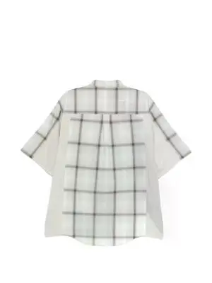 Undercover Check-pattern Short-sleeve Shirt