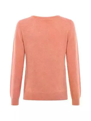 Malo Crew Neck Long Sleeve Sweater - Orange
