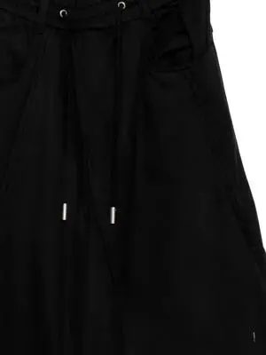 SONGZIO Drawstring Wide-leg Track Pants