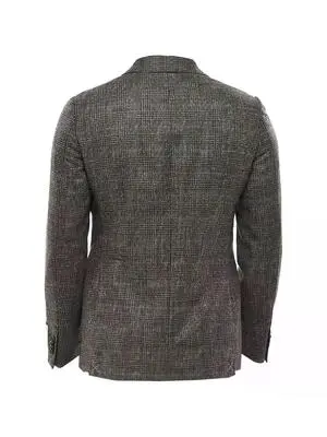 Corneliani Check-pattern Flap-pocket Blazer