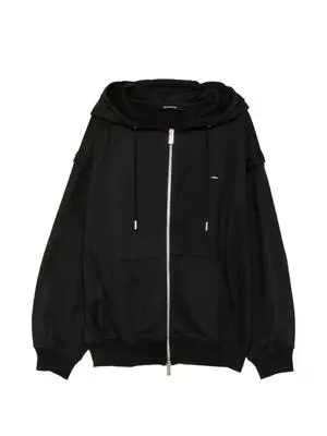 SONGZIO Graphic Embroidered Zip-up Hoodie