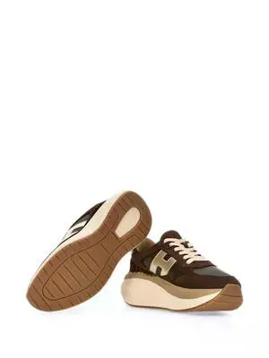 Hogan Maxi I Active Sneakers With Leopard Print Detail