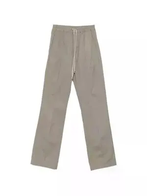Rick Owens Dietrich Drawstring Waistband Trousers - Grey