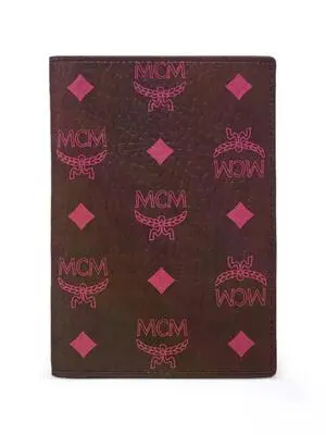 Mcm Ottomar Visetos Passport Holder - Brown