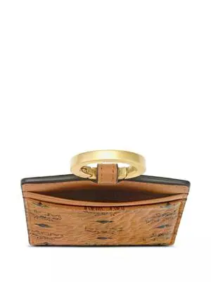 Mcm Visetos Lanyard Card Holder