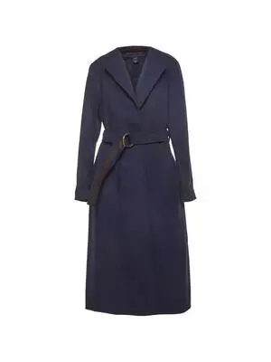 LOUIS VUITTON Monogram Belted Wrap Coat