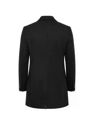 Corneliani Concealed-button Virgin Wool Coat
