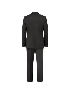 Corneliani Chalk-stripe Scalloped Suit