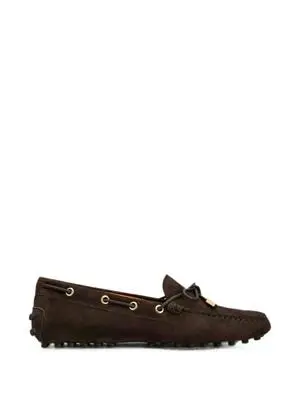 Tod's Tie Fastening Flats For Women