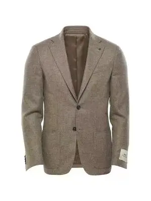 Corneliani Single-breasted Notch-lapel Jacket - Neutrals