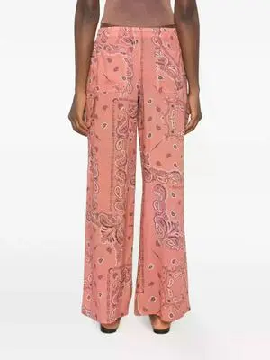 VENUJA Paisley Print Wide Leg Trousers