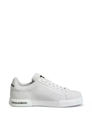 Dolce & Gabbana Logo Detail Leather Low-top Sneakers