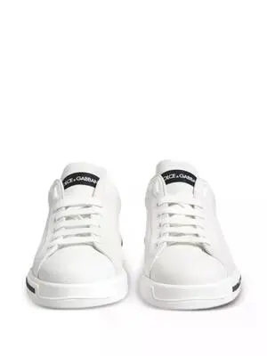 Dolce & Gabbana Logo Detail Leather Low-top Sneakers