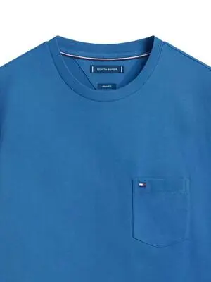 Tommy Hilfiger Patch-pocket Cotton T-shirt - Blue
