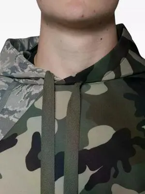 Dolce & Gabbana Camouflage Patchwork Hoodie