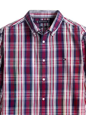 Tommy Hilfiger Check-print Poplin Shirt
