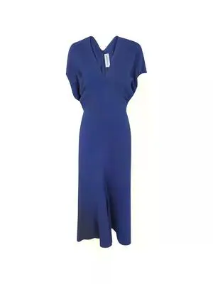 Victoria Beckham V Neck Day Dresses