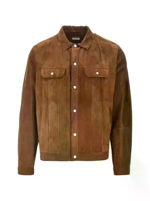 Brunello Cucinelli Suede Button-up Jacket
