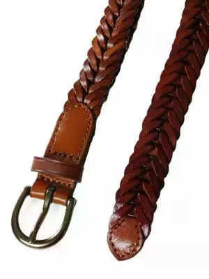 Dragon Diffusion Braided Leather Belt