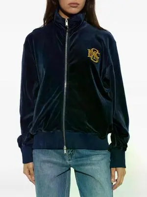 Stella McCartney Logo Embroidered Zip-up Sweatshirt